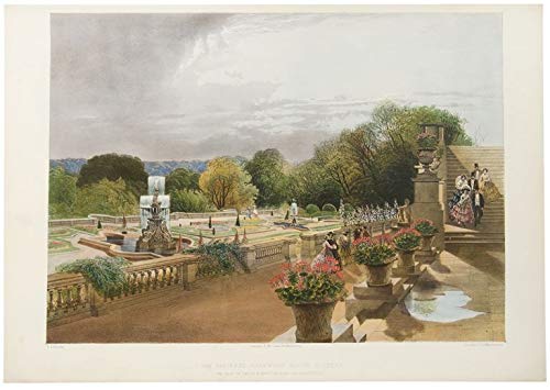 The Parterre, Harewood House, Nr. Leeds. The Seat of the Rt. Honble. The Earl of Harewood