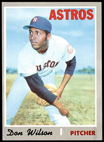 1970 Topps # 515 Don Wilson Houston Astros (Baseball Card) EX Astros