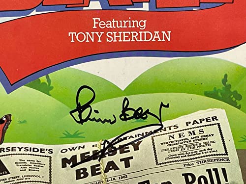 Pete Best Signed The Beatles Featuring Tony Sheridan Vinyl Album LP Beckett COA