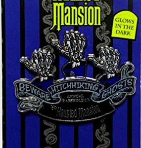 Disney Pin - Passholder - Haunted Mansion - Beware Hitchhiking Ghosts