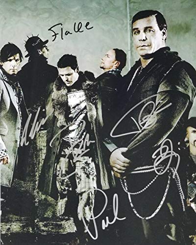 RAMMSTEIN metal band reprint signed 11x14 band poster photo RP