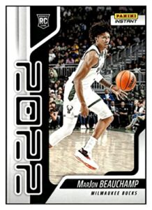 marjon beauchamp rc 2022-23 panini instant year one /767#24 bucks rookie nm+-mt+ nba basketball