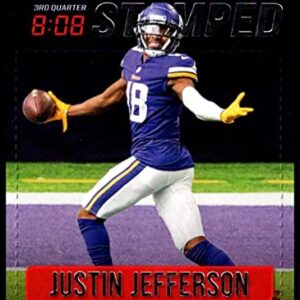 2021 Panini Prestige Time Stamped #4 Justin Jefferson Minnesota Vikings Official NFL Football Trading Card in Raw (NM or Better) Condition