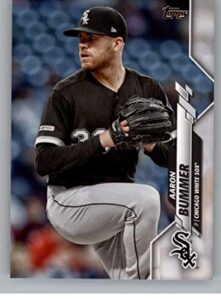 2020 topps update #u-12 aaron bummer nm-mt chicago white sox baseball mlb