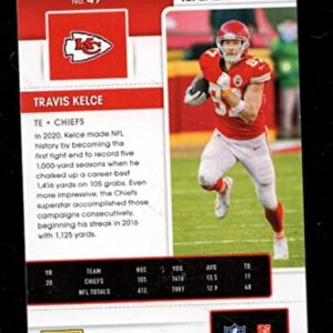 2021 PANINI CONTENDERS SEASON TICKET #49 TRAVIS KELCE NMMT CHIEFS