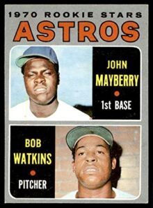 baseball mlb 1970 topps #227 john mayberry/bob watkins rc astros