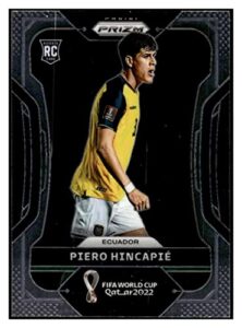 piero hincapie rc 2022 panini prizm fifa world cup qatar rookie #83 nm+-mt+ soccer