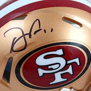 Brandon Aiyuk Autographed San Francisco 49ers Speed Mini Helmet- Beckett W Hologram Black