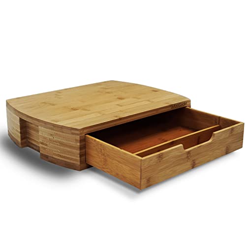 AeroGarden Bamboo Garden Storage Drawer, Holds Indoor Garden Supplies