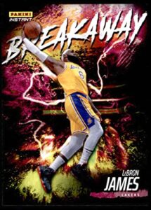 basketball nba 2021-22 panini instant breakaway #b17 lebron james lakers