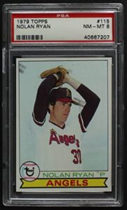 1979 topps # 115 nolan ryan los angeles angels (baseball card) psa psa 8.00 angels