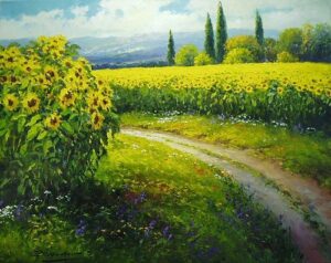 sunflower path