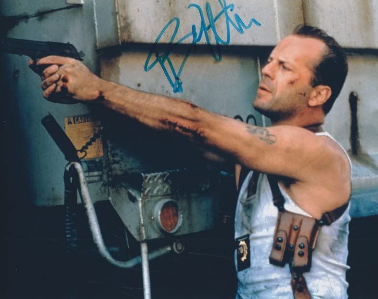 BRUCE WILLIS (Die Hard) signed 8X10 photo