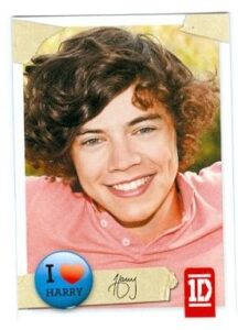 one direction trading card #26 harry styles