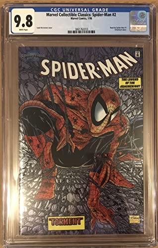 Spiderman #1 McFarlane Homage Marvel Collectible Classic Chrome Comic CGC 9.8 NM+ Officially Licensed CGC 9.8 Comic Book - PLEASE NOTE: This item is available for purchase. Click on this title and then "see all buying options" on the next screen in order