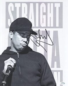 dj yella signed autograph 11×14 photo n.w.a. straight outta compton nwa acoa coa