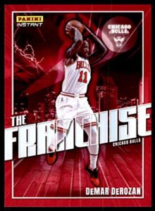 basketball nba 2021-22 panini instant the franchise #5 demar derozan bulls