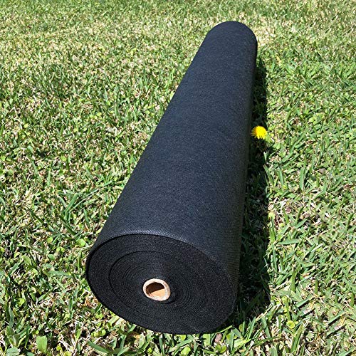 HOOPLE 3FT*180FT Premium Garden Weed Barrier Landscape Fabric Durable & Heavy-Duty Weed Block, Easy Setup