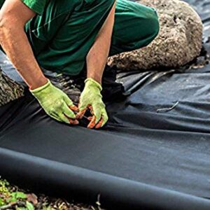 HOOPLE 3FT*180FT Premium Garden Weed Barrier Landscape Fabric Durable & Heavy-Duty Weed Block, Easy Setup