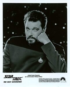 jonathan frakes star trek 8×10 original photo #a6186