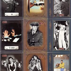 ELVIS BY THE NUMBERS 2008 PRESS PASS COMPLETE BASE CARD SET OF 80 MUSIC