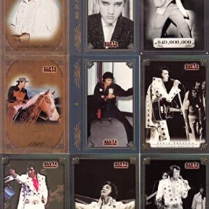 ELVIS BY THE NUMBERS 2008 PRESS PASS COMPLETE BASE CARD SET OF 80 MUSIC