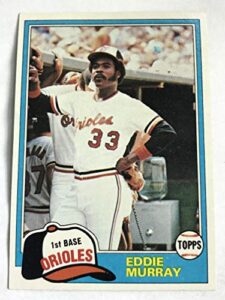 eddie murray (baseball card) 1981 topps – [base] #490