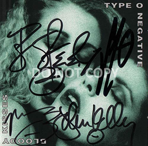 Type O Negative band reprint signed Bloody Kisses artwork 12x12 poster photo RP Peter Steele