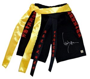 jean claude van damme autographed bloodsport trunks