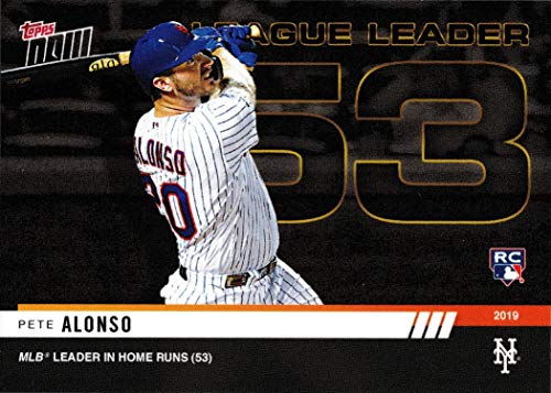 2019 Topps Now Baseball #930 Pete Alonso Rookie Card - 53 Home Runs in 2019 - Only 2,546 made!