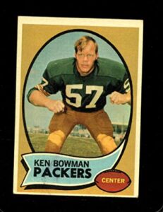 1970 topps #79 ken bowman vgex (rc) packers