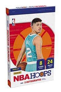 2020/21 panini hoops nba basketball hobby box (24 pks/bx)