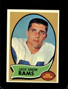 1970 topps #44 jack snow ex la rams