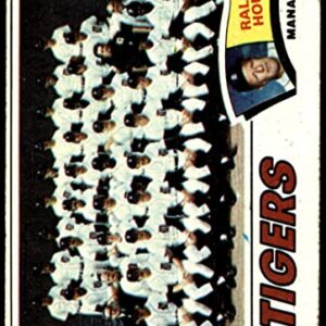 1977 Topps # 621 Tigers Team Checklist Ralph Houk Detroit Tigers (Baseball Card) FAIR Tigers