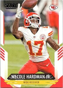 2021 score #6 mecole hardman jr. kansas city chiefs nm-mt nfl football