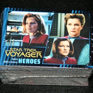 2015 Star Trek Voyager Heroes & Villains Complete Set all 99 cards