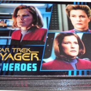 2015 Star Trek Voyager Heroes & Villains Complete Set all 99 cards