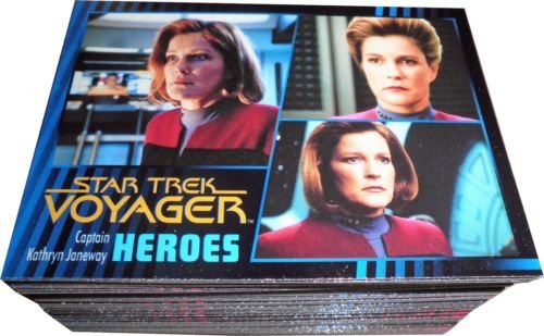 2015 Star Trek Voyager Heroes & Villains Complete Set all 99 cards