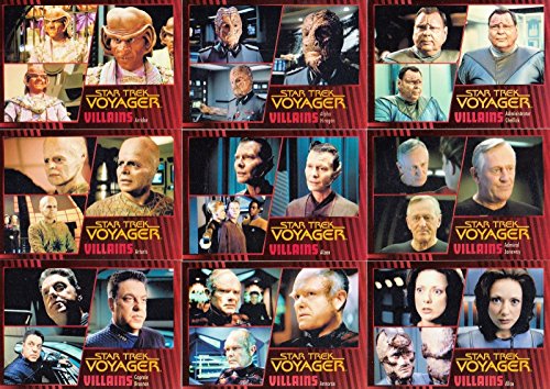 2015 Star Trek Voyager Heroes & Villains Complete Set all 99 cards