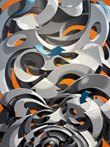 ascending errows by erni vales of evlworld limited edition museum grade art print on aluminum metal