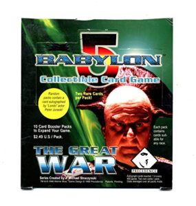 babylon 5 collectible card game the great war booster box