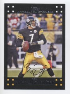 2007 topps football card #36 ben roethlisberger