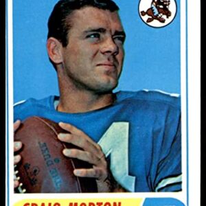 Football NFL 1968 Topps #155 Craig Morton RC Cowboys