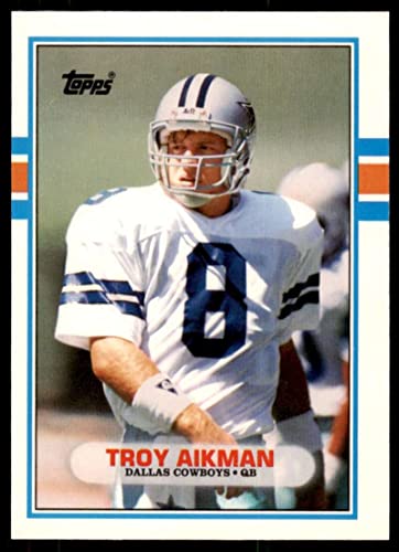 Troy Aikman Rookie Card 1989 Topps Traded #70T