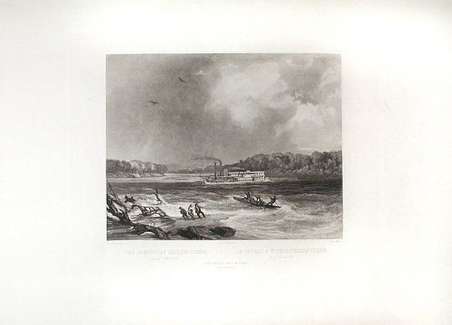 The Steamer Yellow-Stone on the 19th April 1833