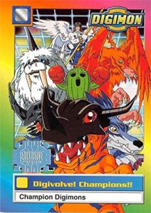 champion digimon trading card 1999 upper deck #3