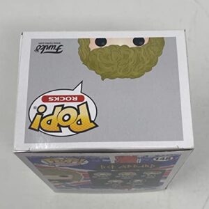 Rick Savage Signed Autographed Def Leppard Funko Pop Rocks Figure Beckett COA