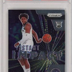 Graded 2020-21 Panini Prizm Anthony Edwards #1 Instant Impact Rookie RC Basketball Card PSA 10 Gem Mint