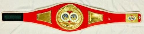 Muhammad Ali Signed IBF World Champion Leather Boxing Belt PSA ITP 5A46923 - Autographed Boxing Championship Belts