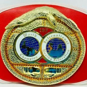 Muhammad Ali Signed IBF World Champion Leather Boxing Belt PSA ITP 5A46923 - Autographed Boxing Championship Belts